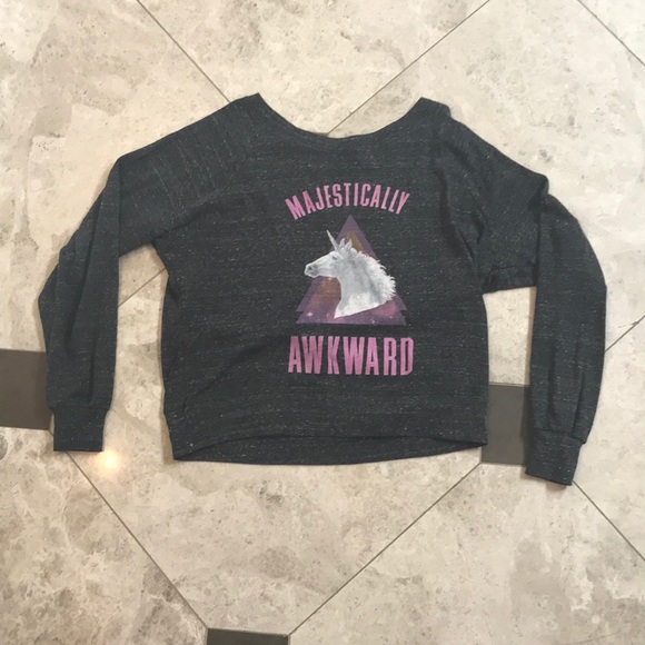 Royal Apparel | Shirts & Tops | Majestically Awkward Crop Top | Poshmark